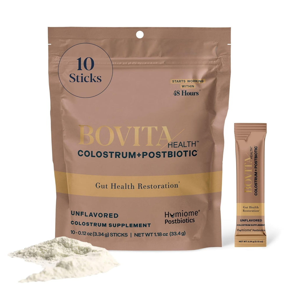 Colostrum postbiotic powder supplement benefits