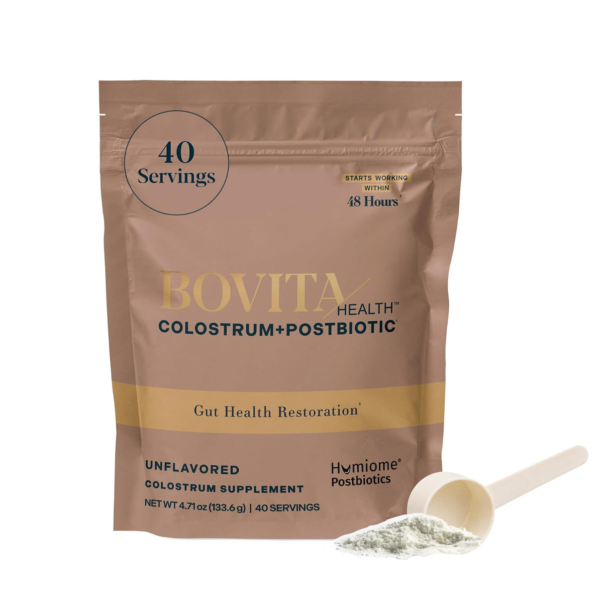 Colostrum postbiotic powder supplement