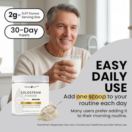 Colostrum powder boosts gut health