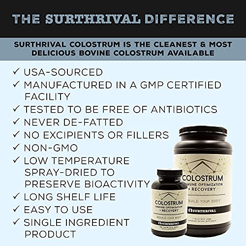colostrum powder capsules for immune health