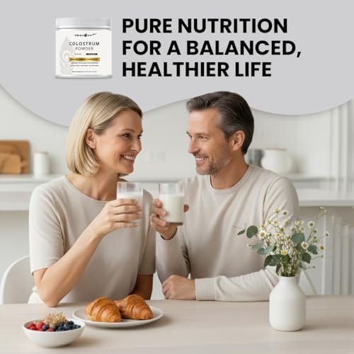 Colostrum powder enhances overall wellness