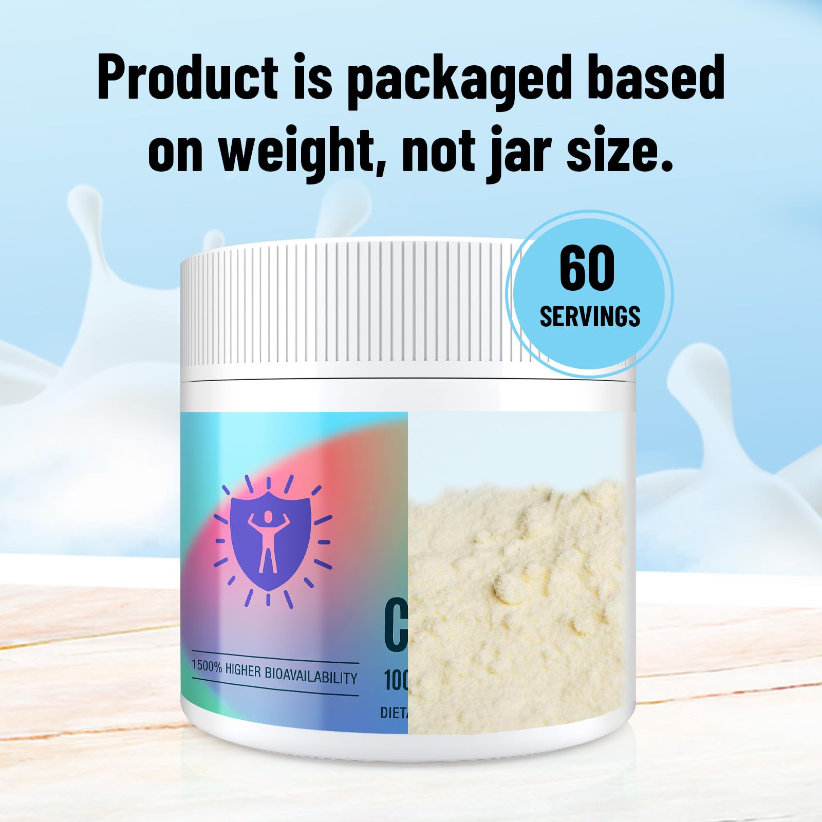Colostrum powder for active lifestyles