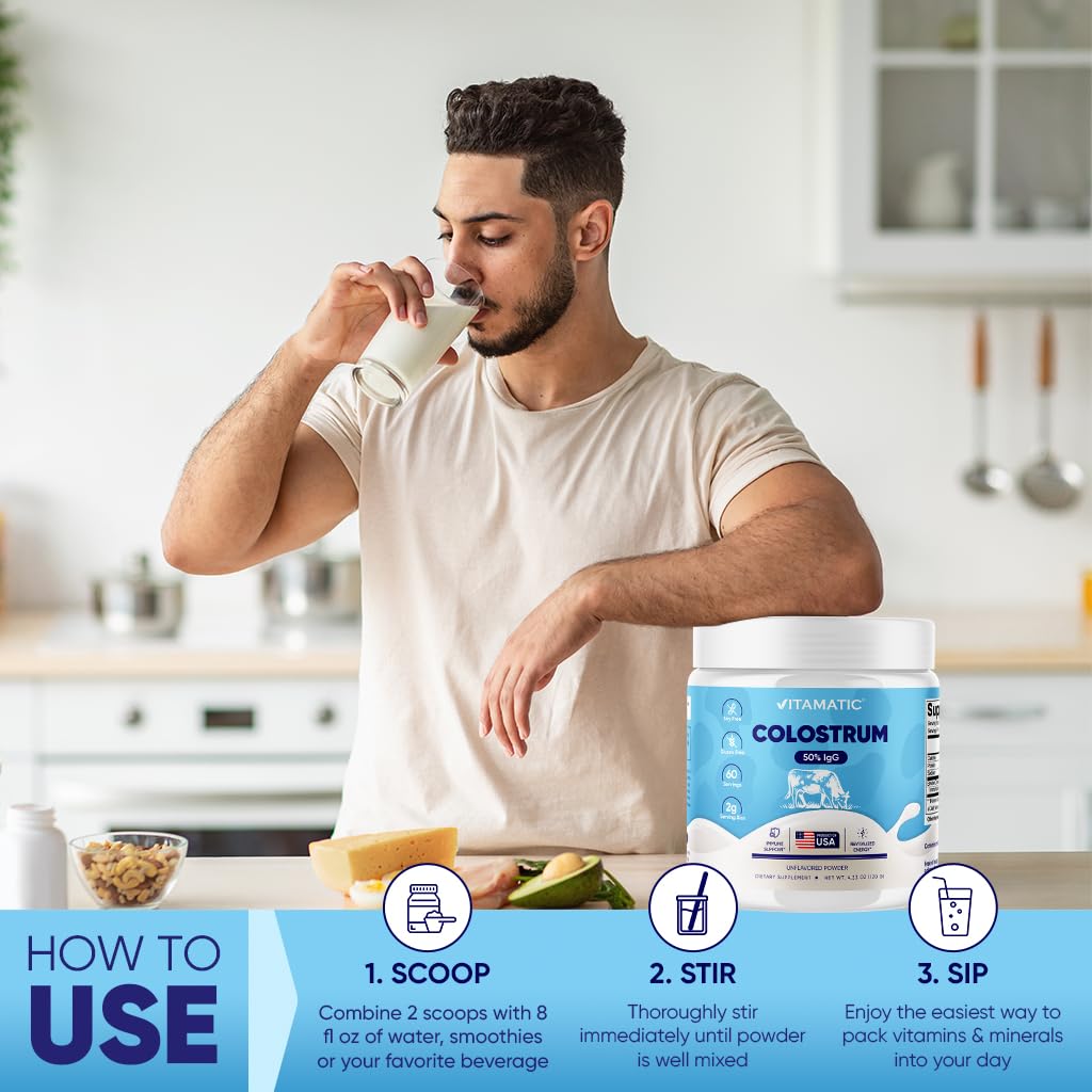 colostrum powder for energy boost