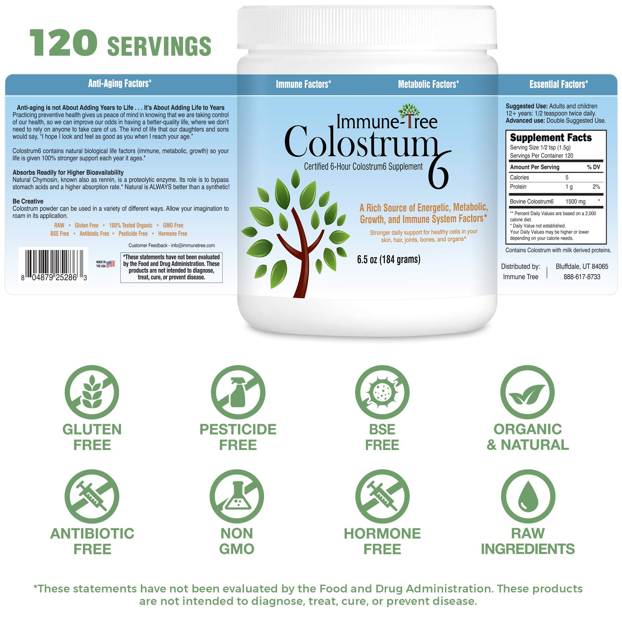 colostrum powder for enhanced immune function