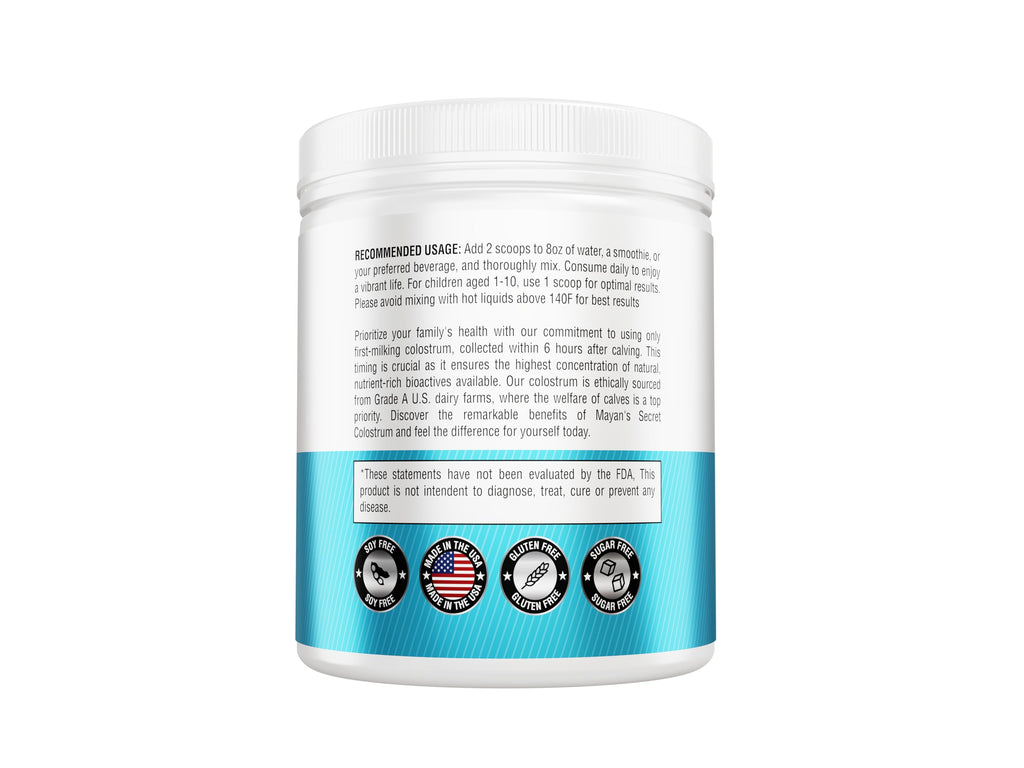 colostrum powder for enhanced vitality