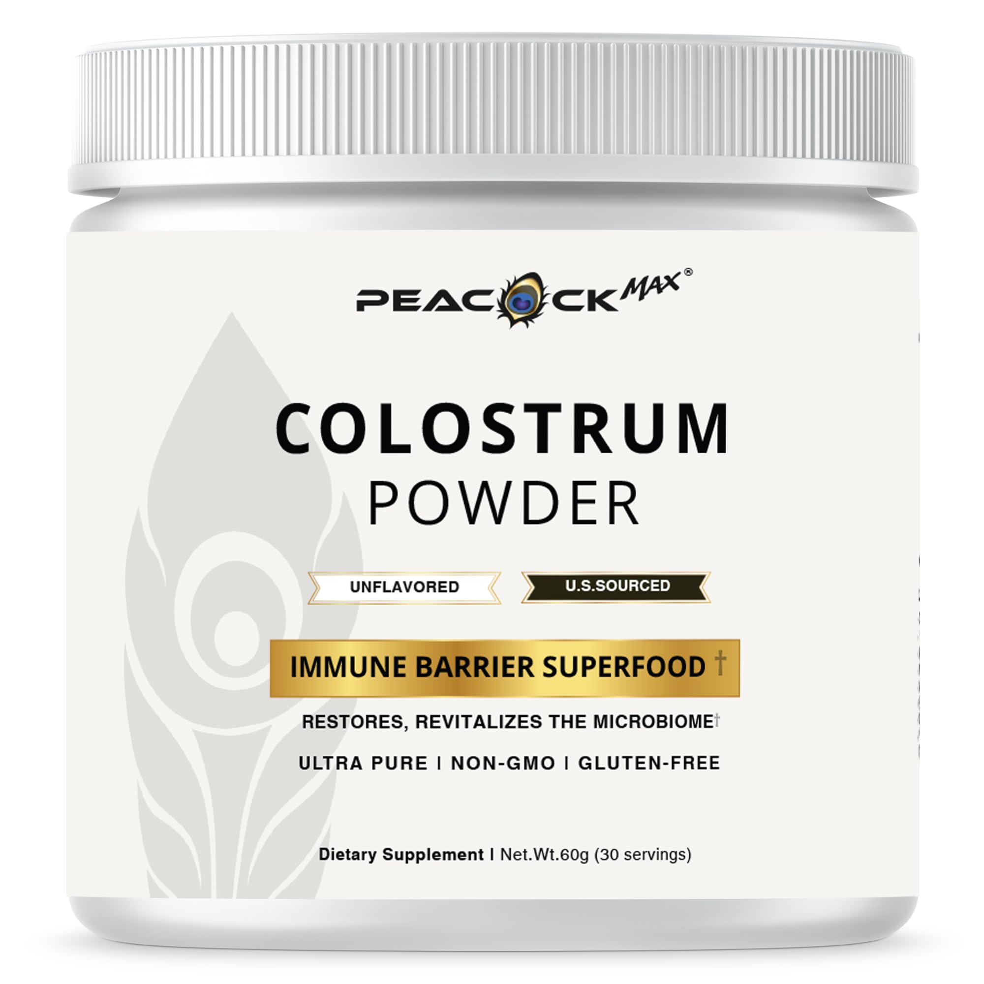 Colostrum powder for gut health