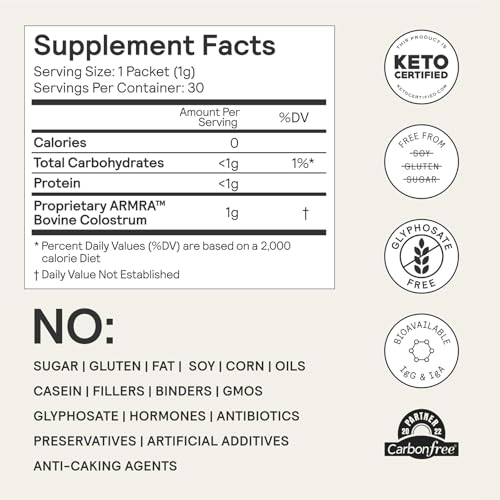 colostrum powder for healthy gut flora