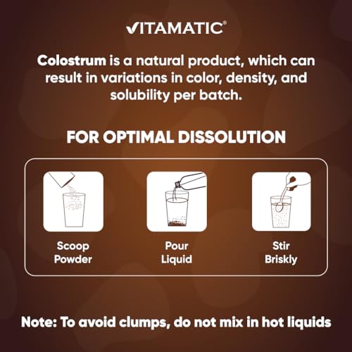 Colostrum powder for overall health