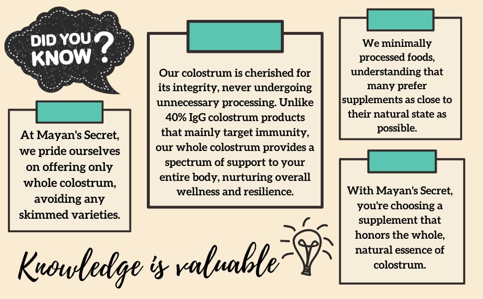 colostrum powder for overall wellness