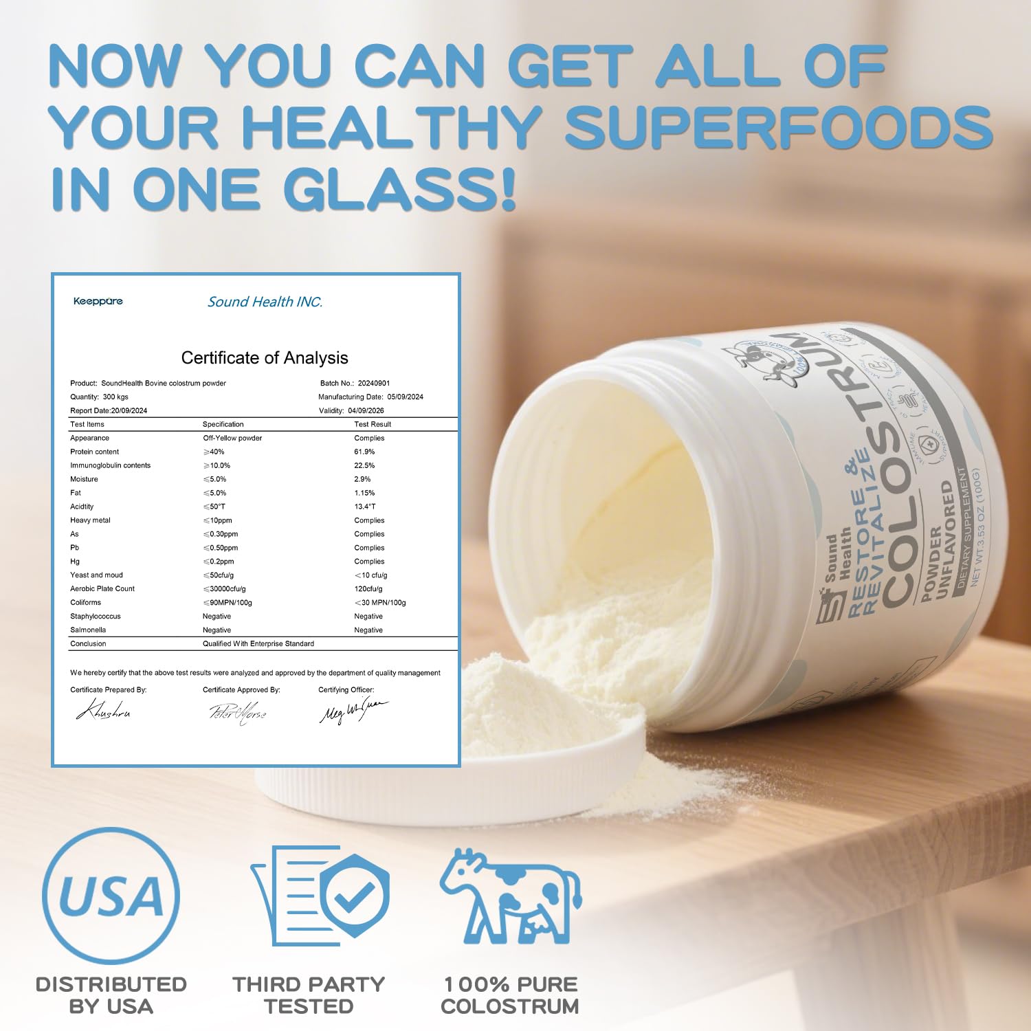 colostrum powder for skin vitality