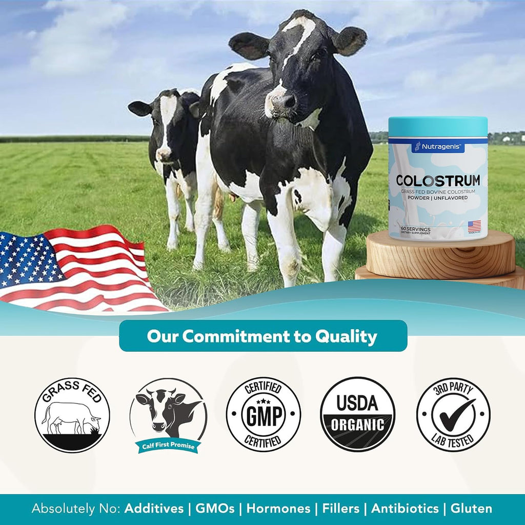 Colostrum powder supports gut health