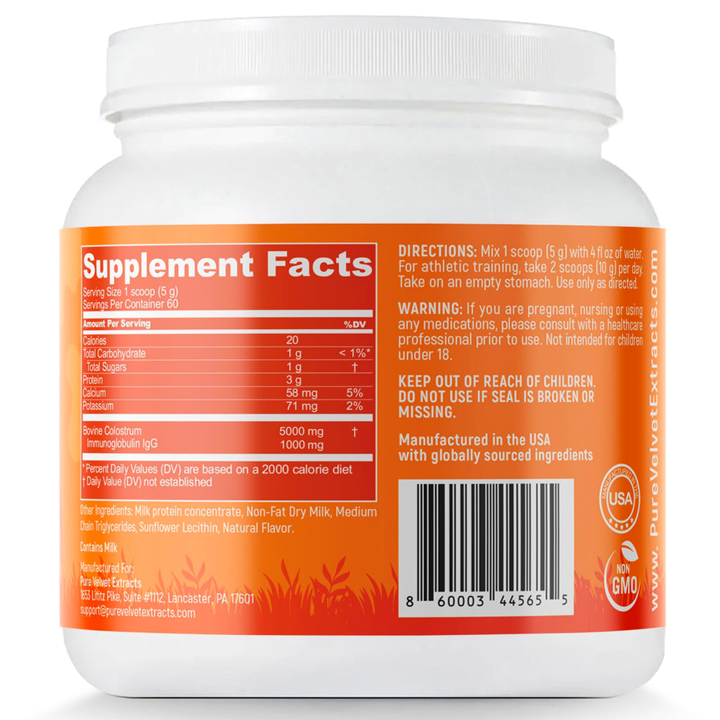 Colostrum protein for overall health