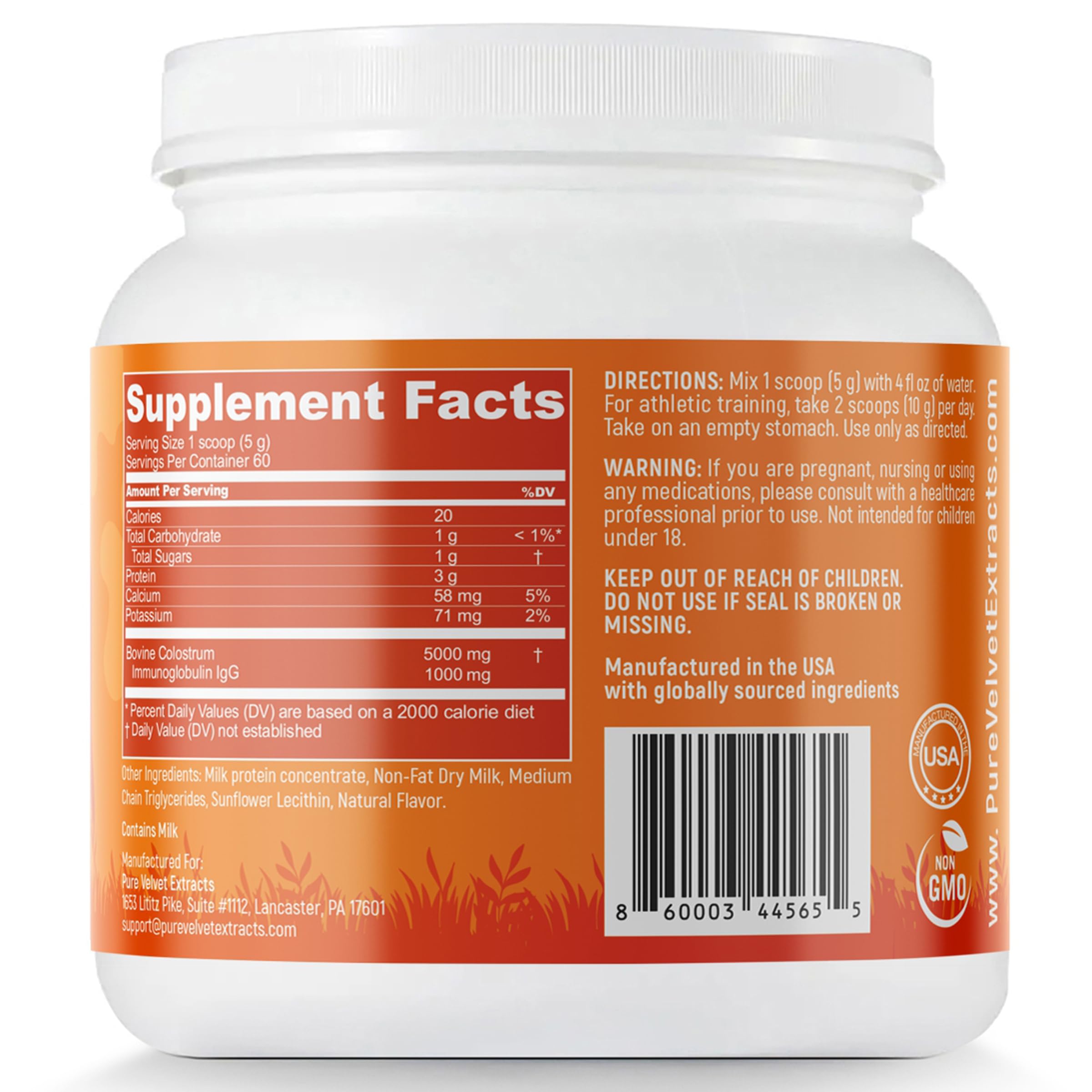 Colostrum protein for overall health