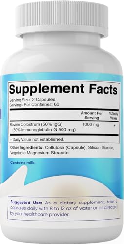 Colostrum supplement for enhanced vitality