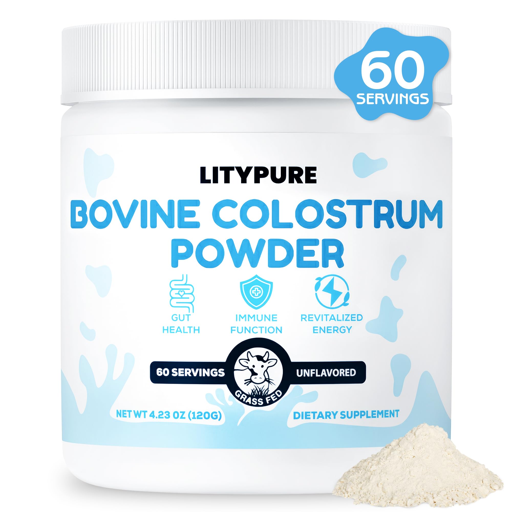 Colostrum supplement for gut health