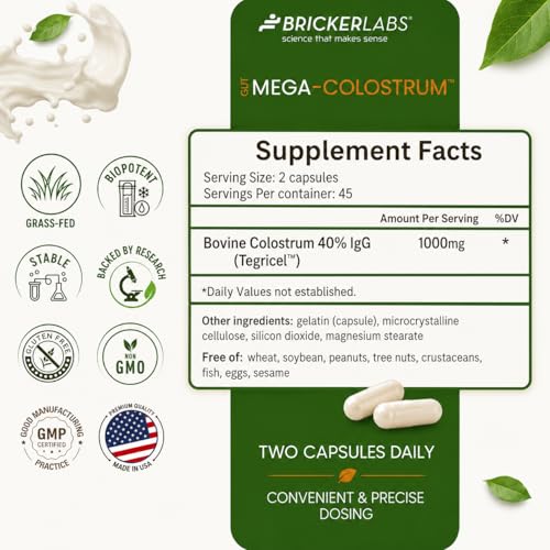 Colostrum supplement for healthy hair growth