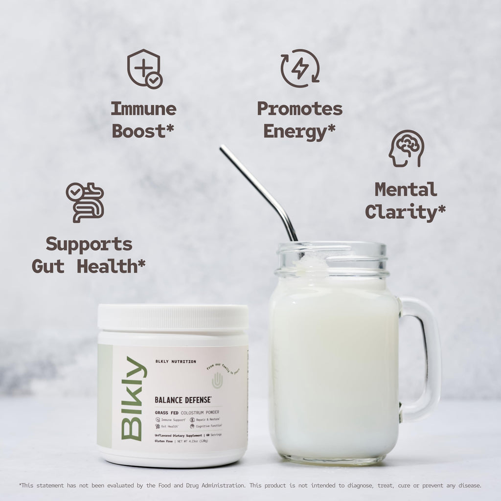 Colostrum supplement for immune system boost