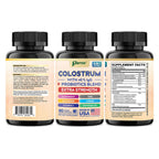 Colostrum supplement for overall well-being