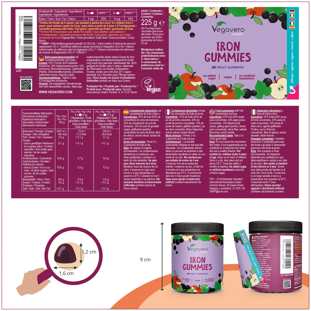 combat anemia with iron gummies