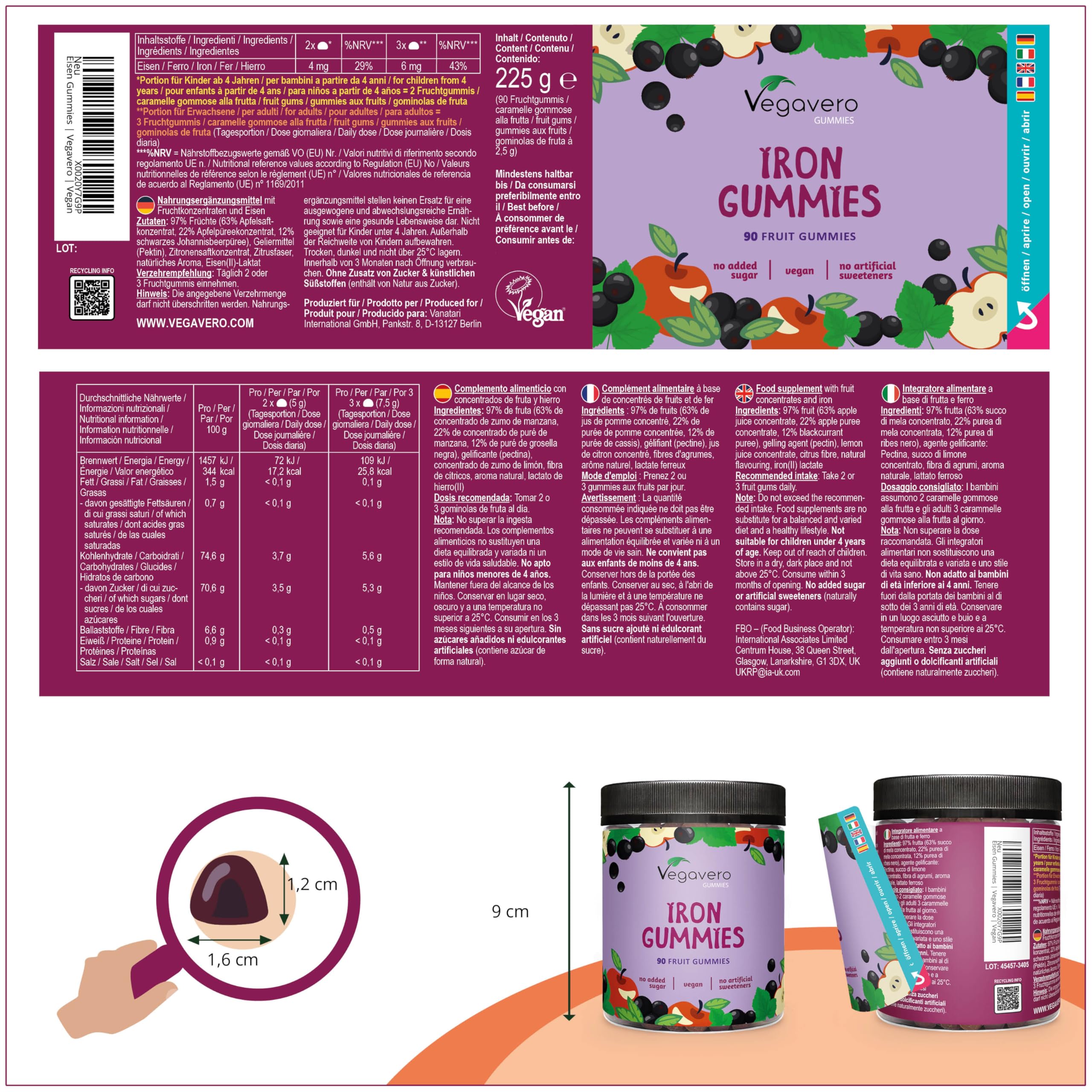 combat anemia with iron gummies