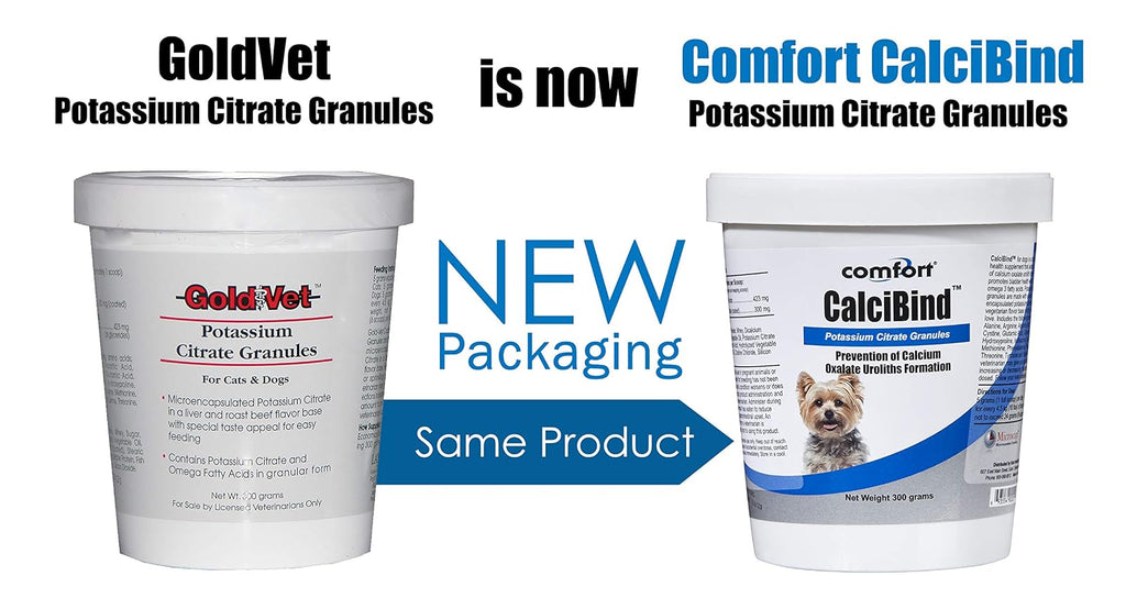 Comfort CalciBind granules support healthy potassium levels