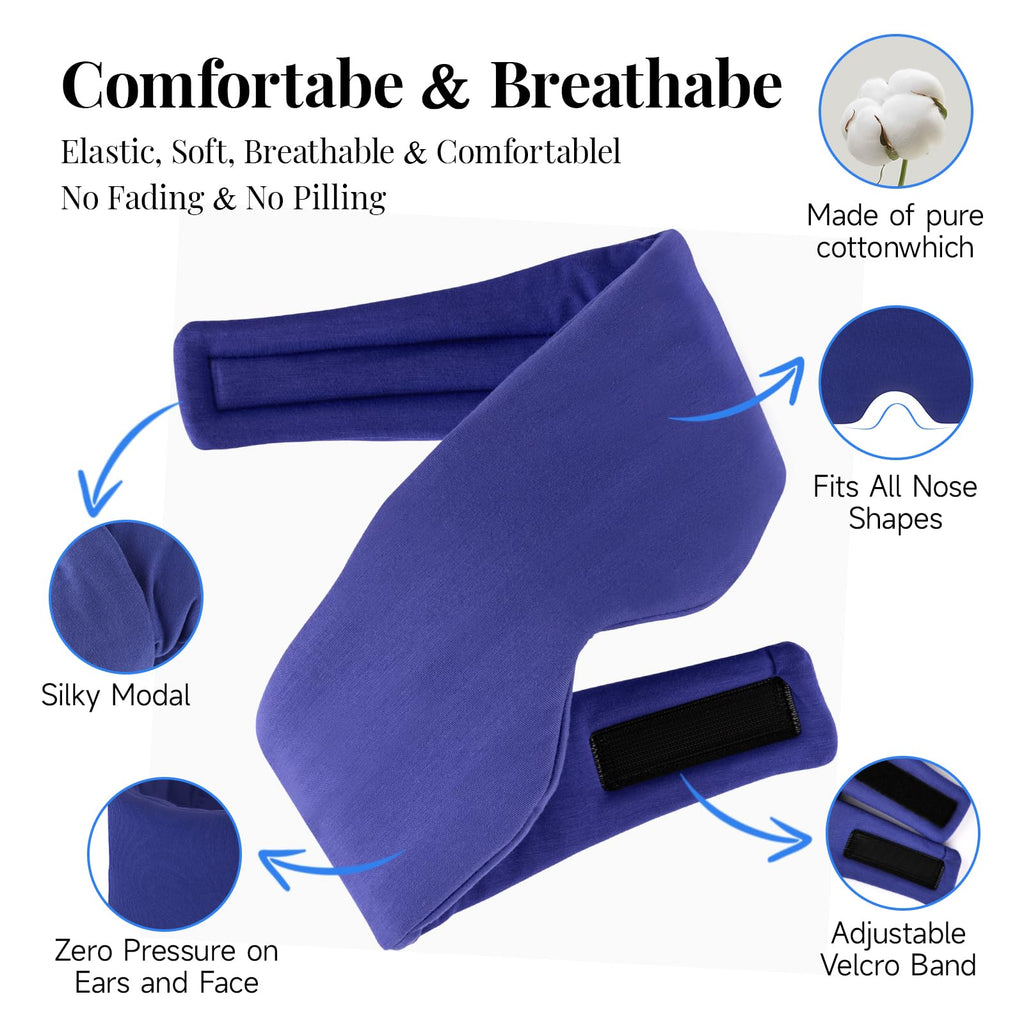 comfortable cotton eye mask for relaxation