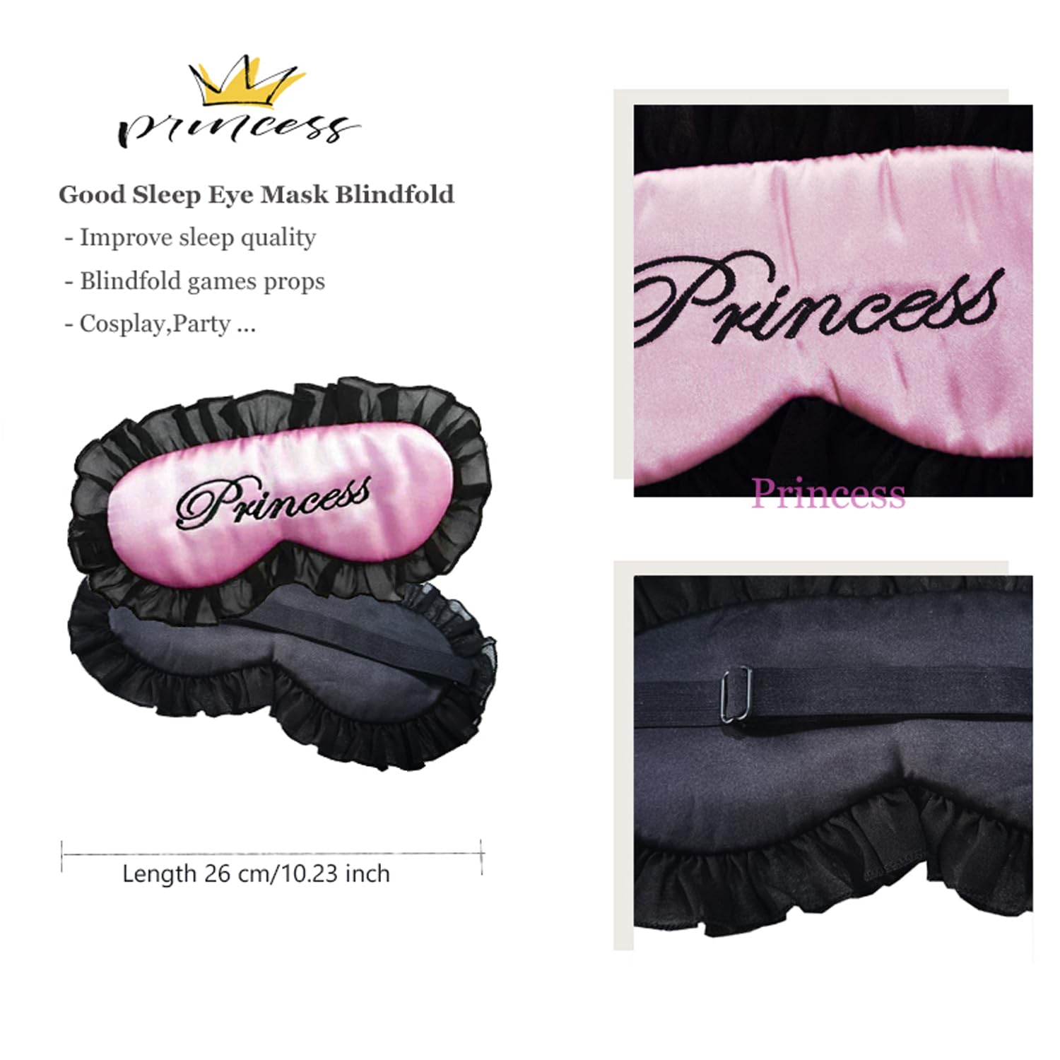 comfortable eye mask for better sleep
