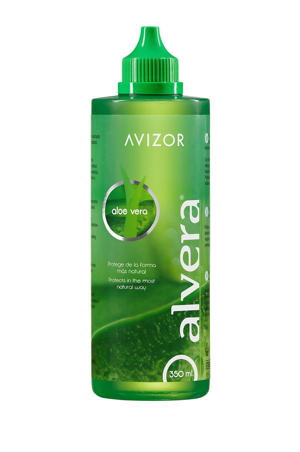 Comfortable lens case with aloe