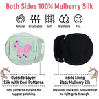 comfortable silk eye patch for children