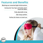 comfortable sleep mask for better sleep