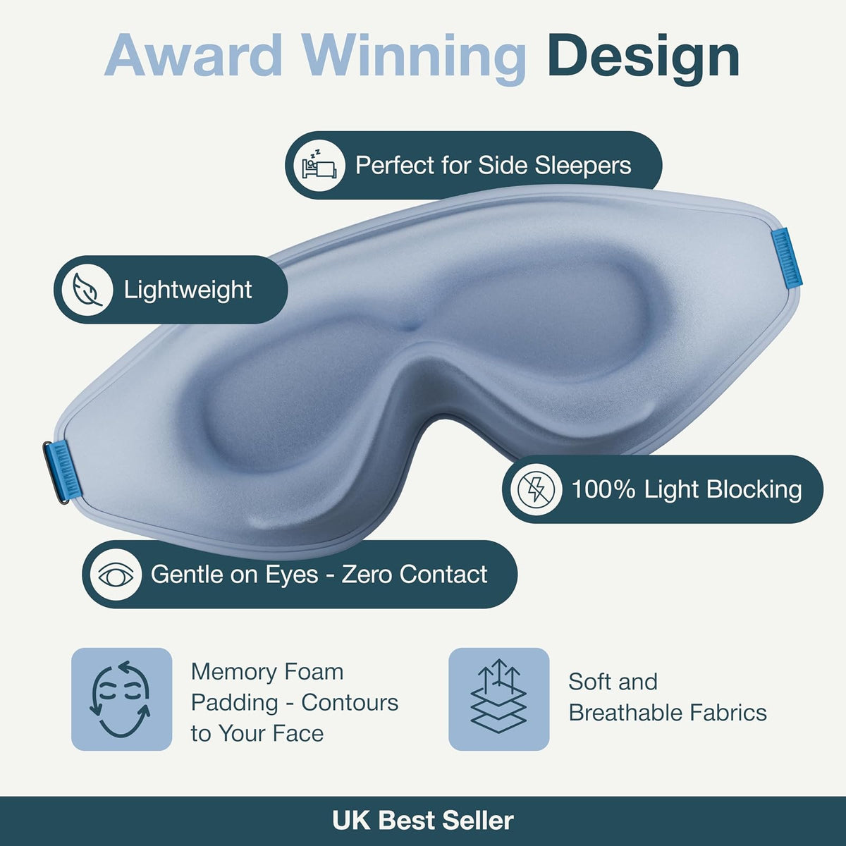 comfortable sleep mask for melatonin users