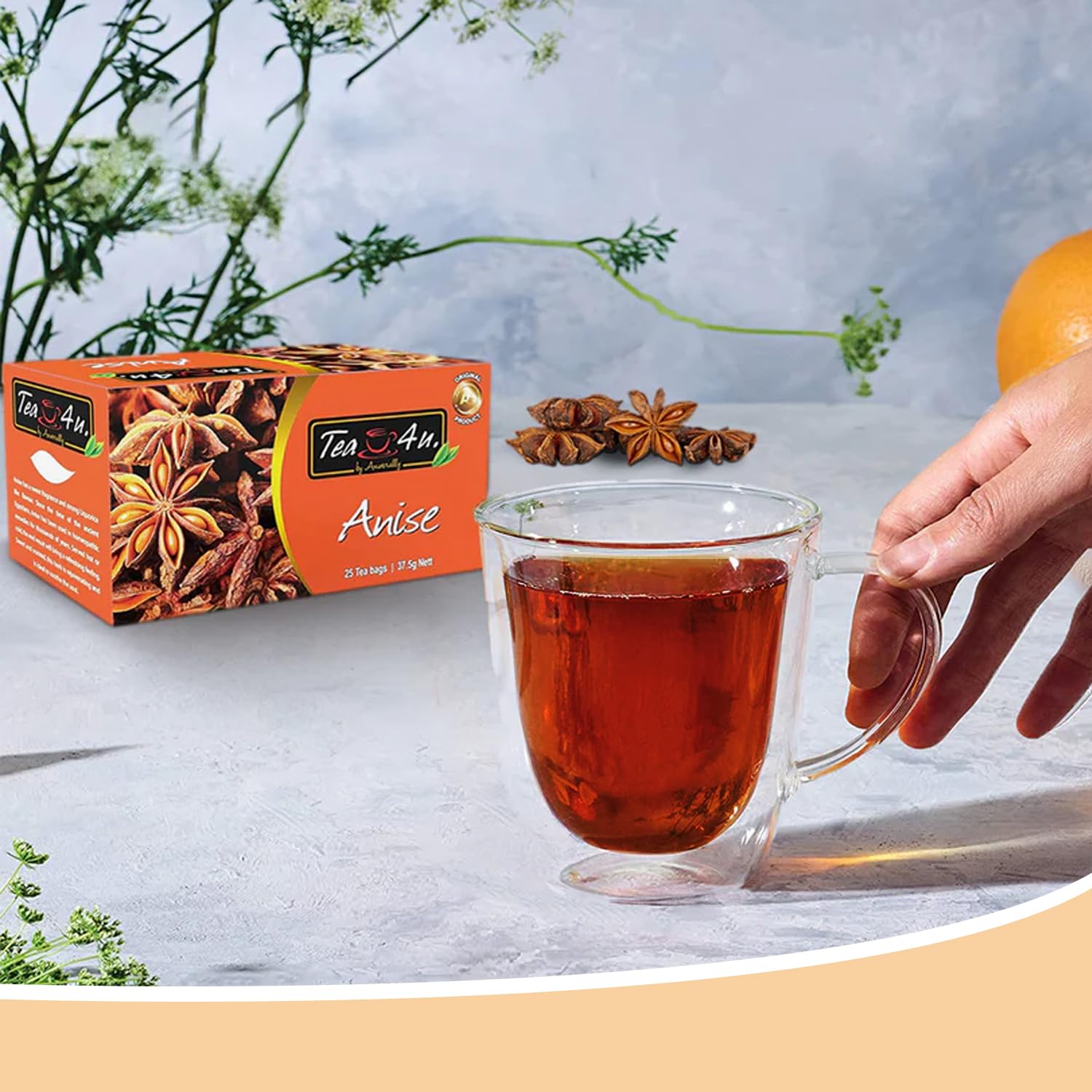 comforting caffeine free tea option