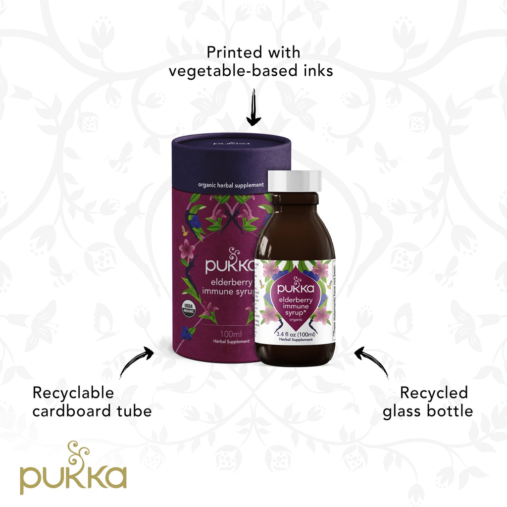 comforting elderberry tea blend