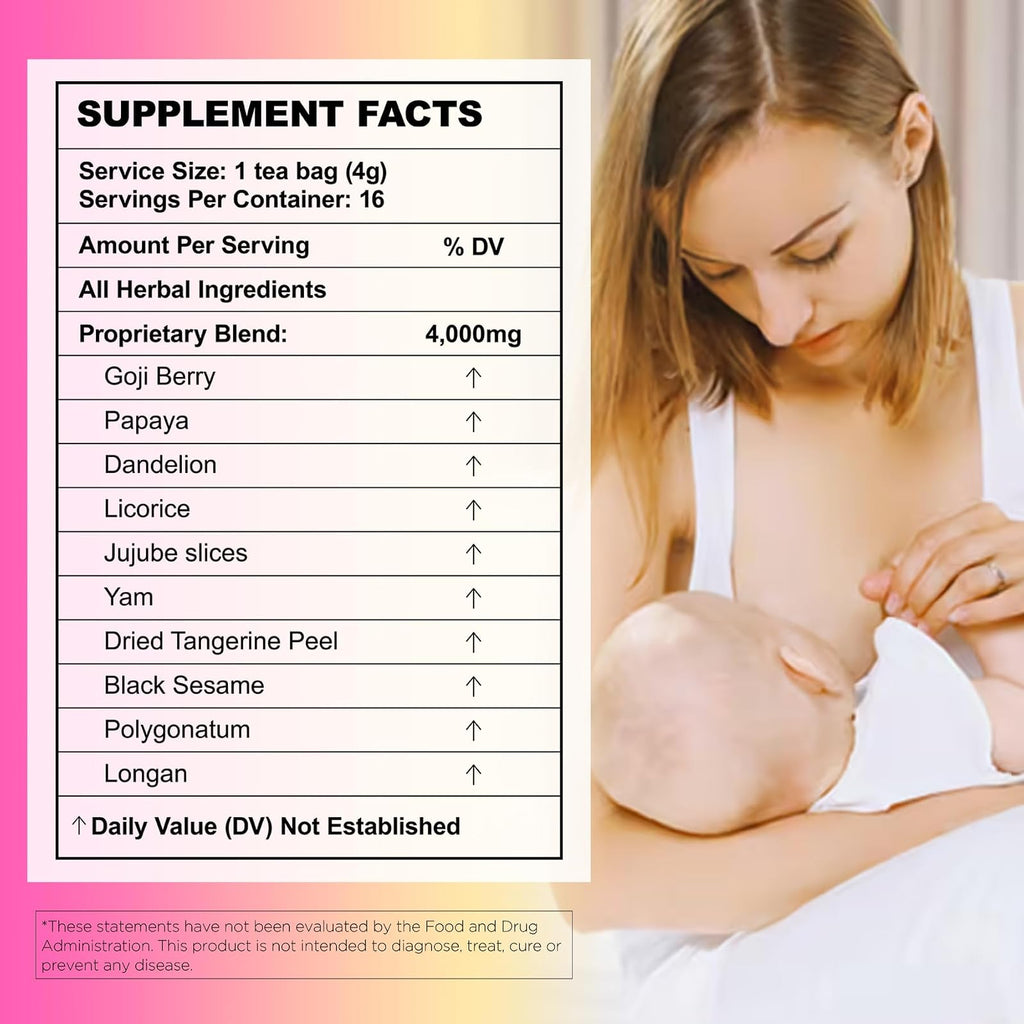 Comforting herbal tea for postpartum wellness