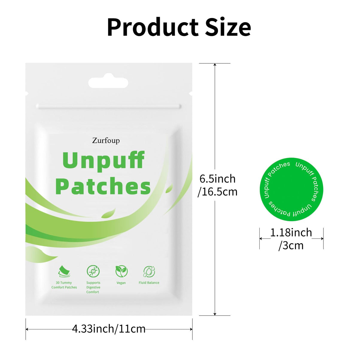 Comforting patches for tummy troubles