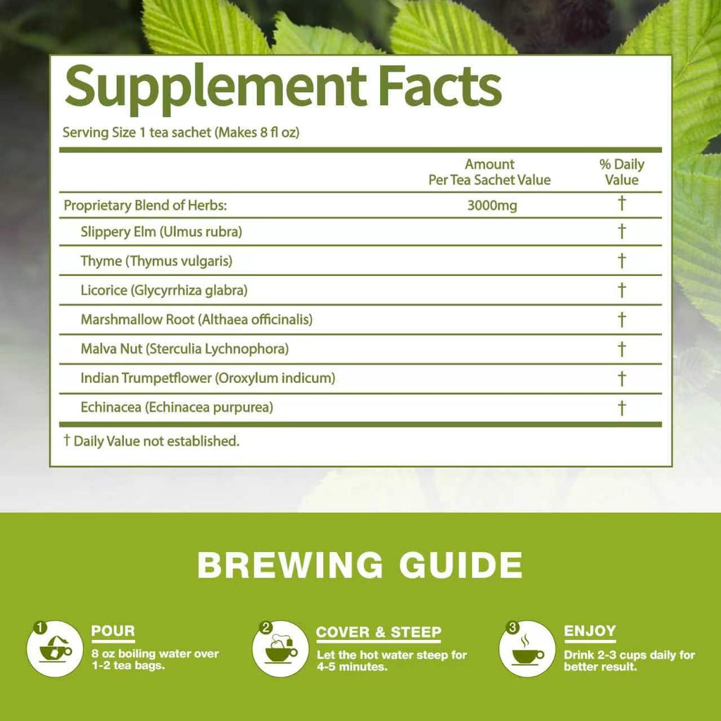 Comforting slippery elm tea experience