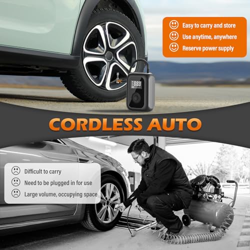 compact air pump for motorcycles