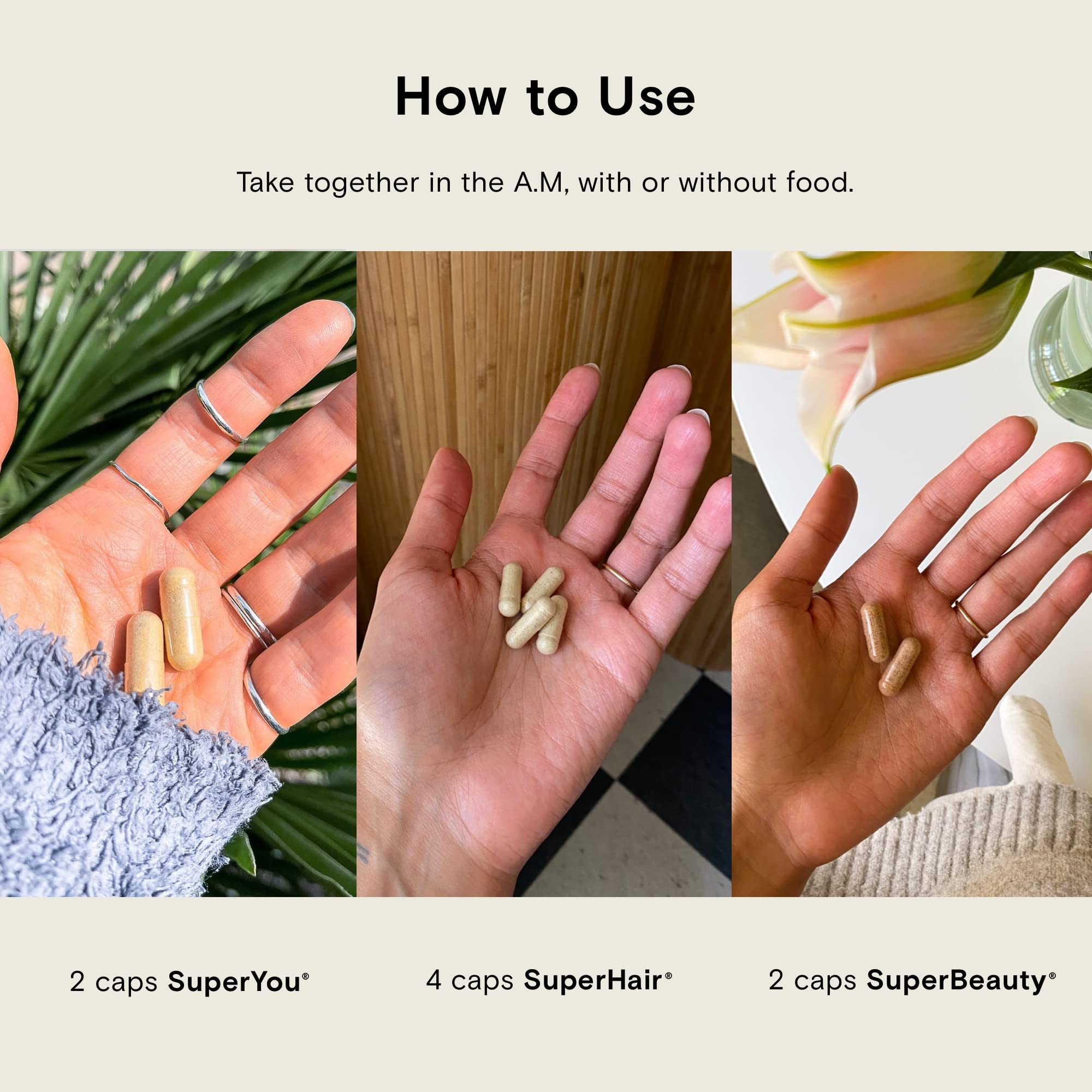 compact vitamin set for wellness