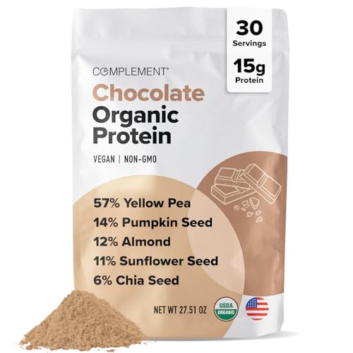 Complement vegan chocolate protein powder