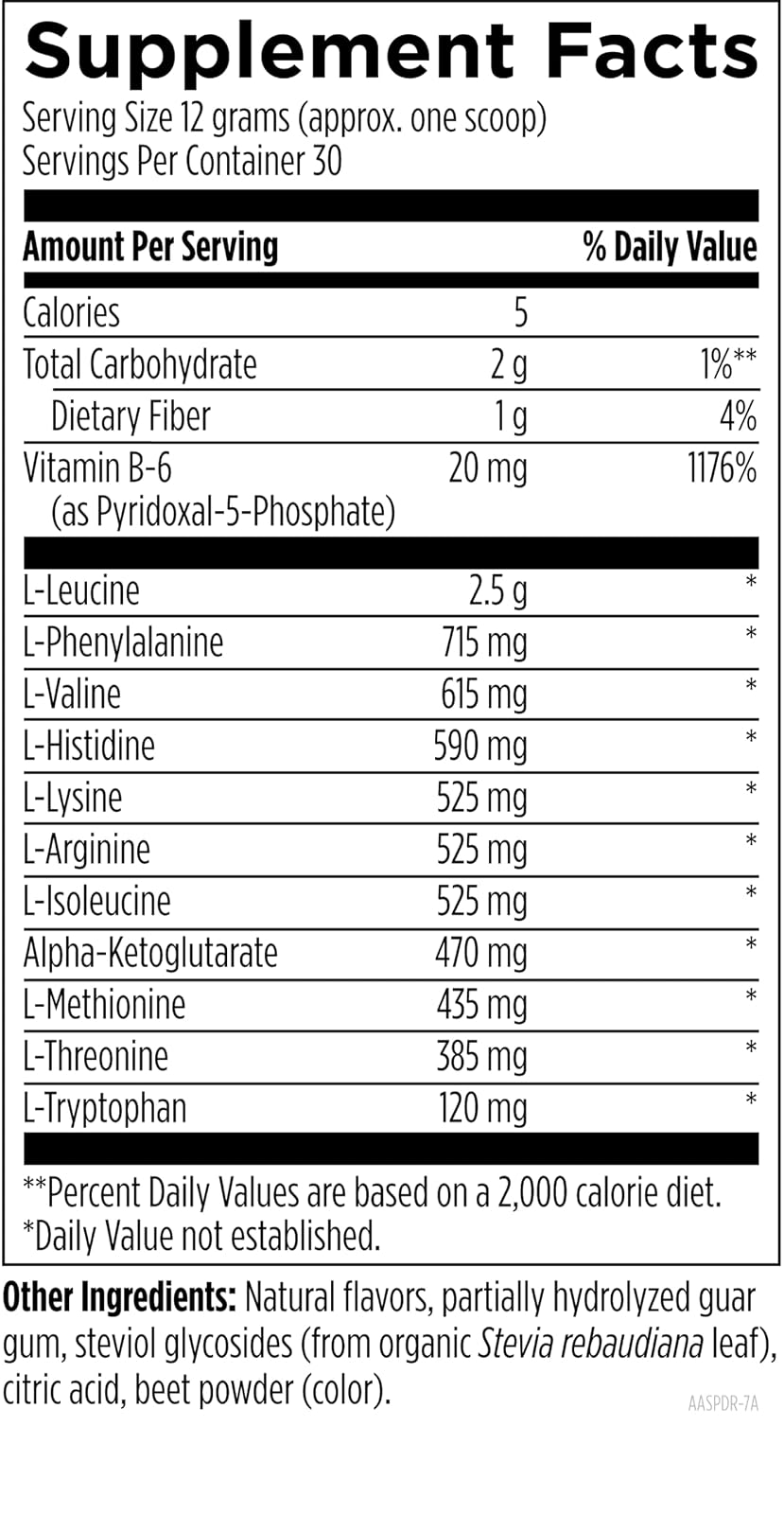 Complete amino acid blend for athletes