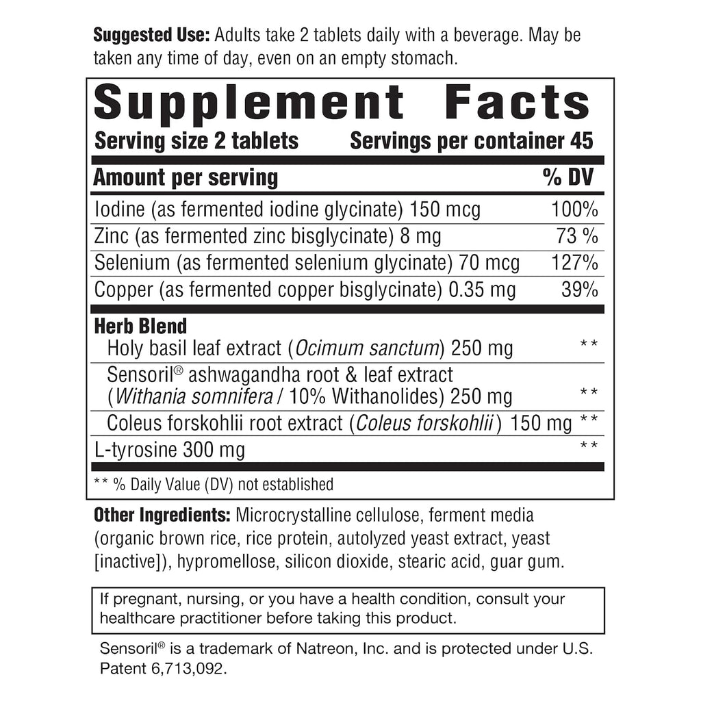 Complete care thyroid formula tablets