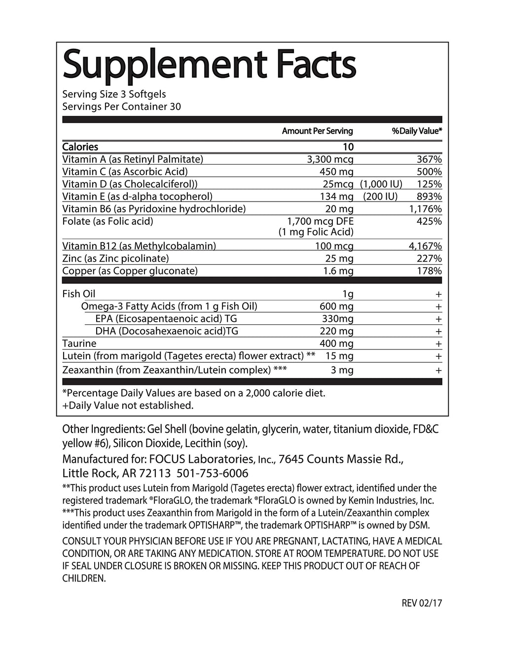 complete eye health formula benefits