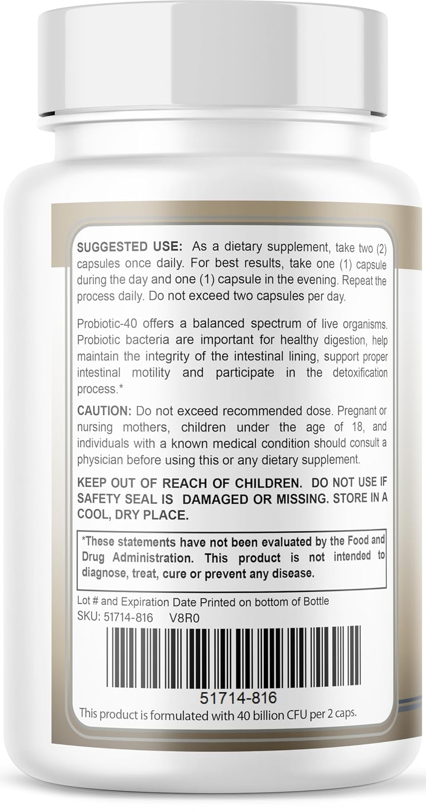 Complete Gut Restore daily probiotic formula