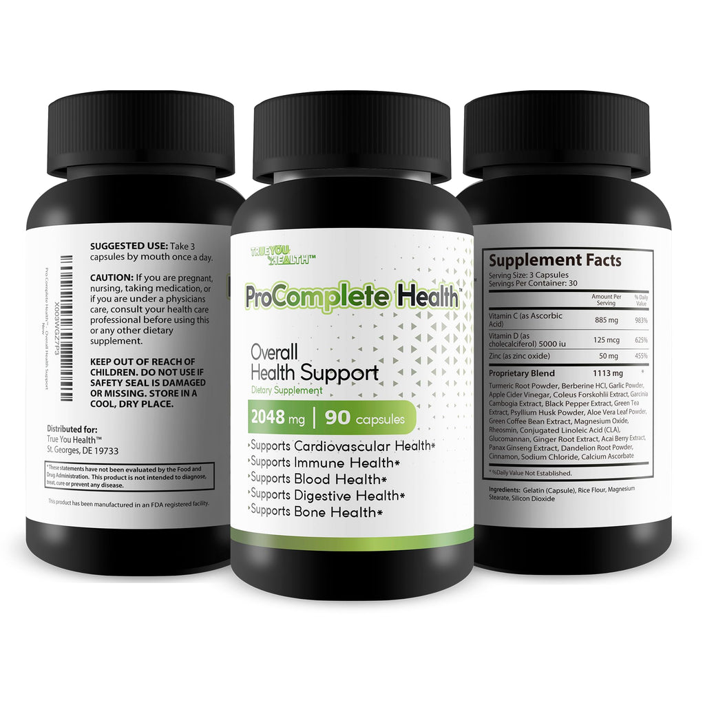complete health blended vitamin & mineral supplements