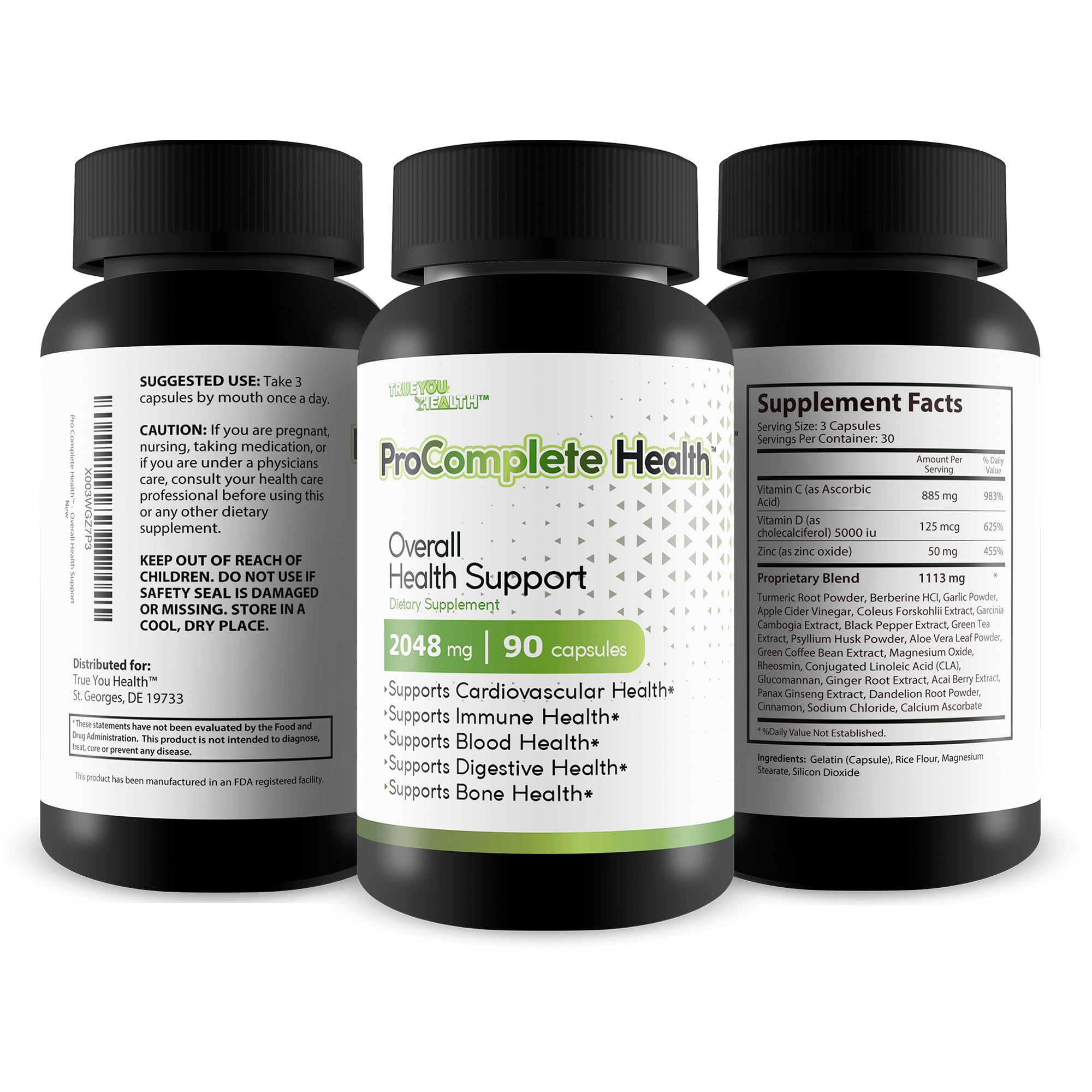 complete health blended vitamin & mineral supplements