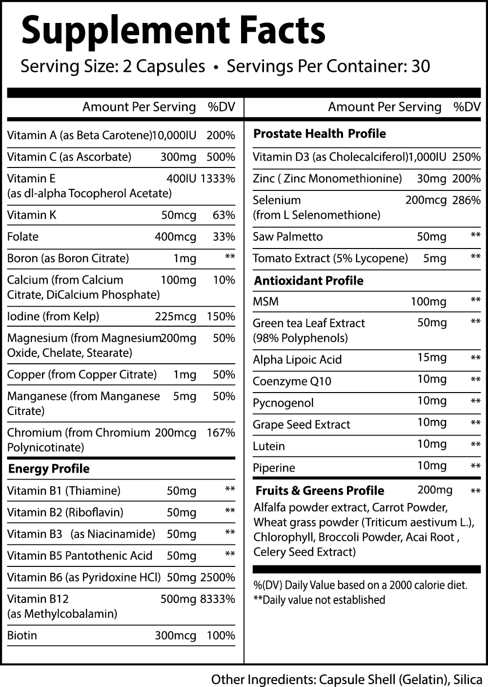 complete multivitamin for active lifestyle