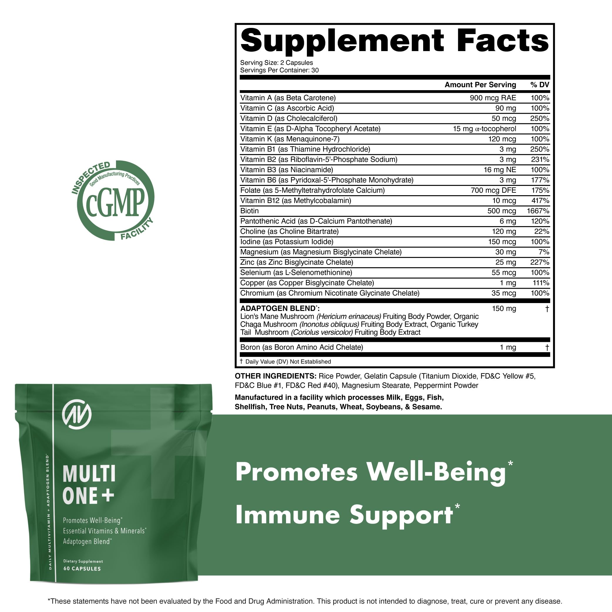 complete multivitamin for active lifestyles