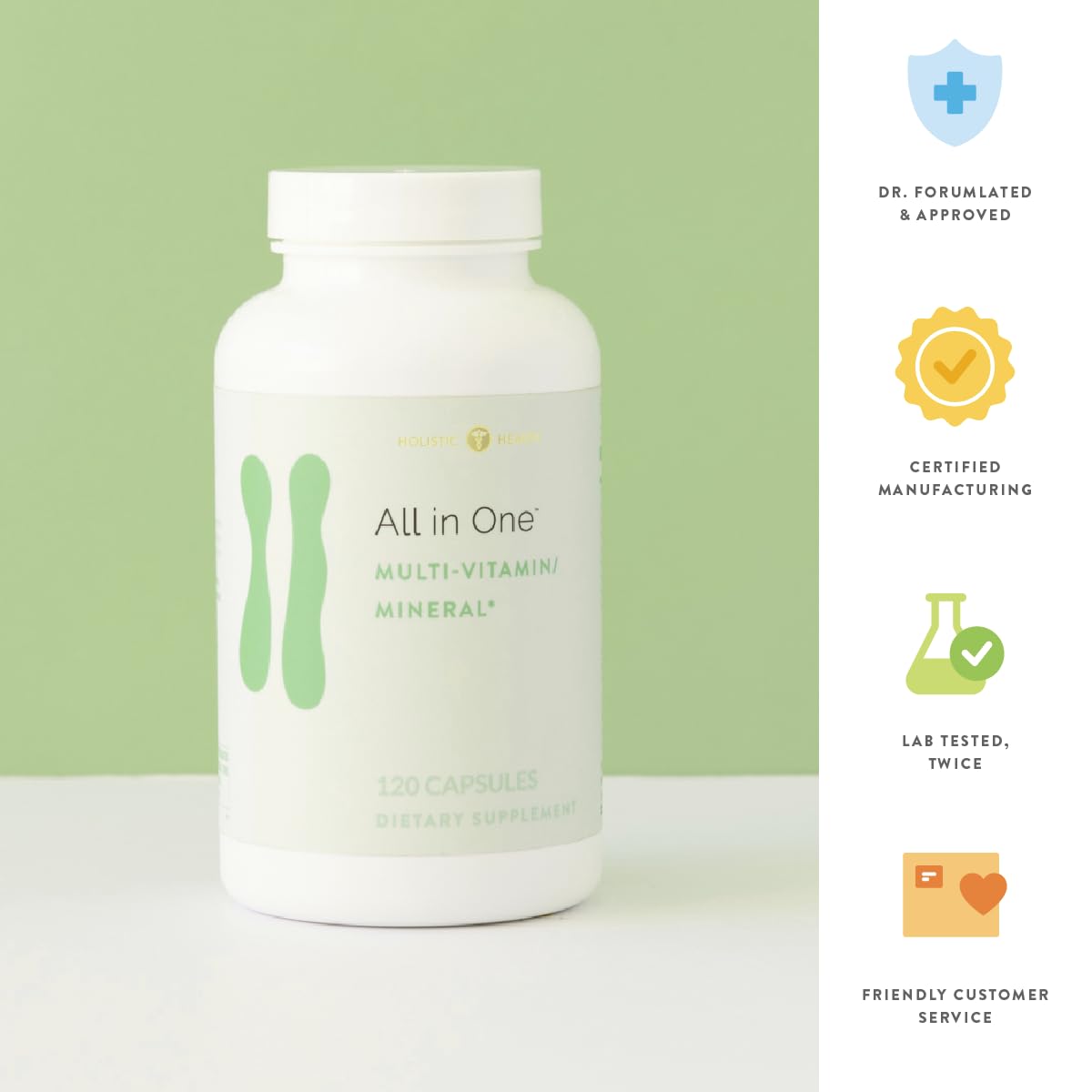 Complete multivitamin for active lifestyles