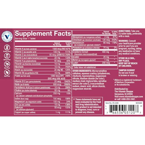 Complete multivitamin for active women
