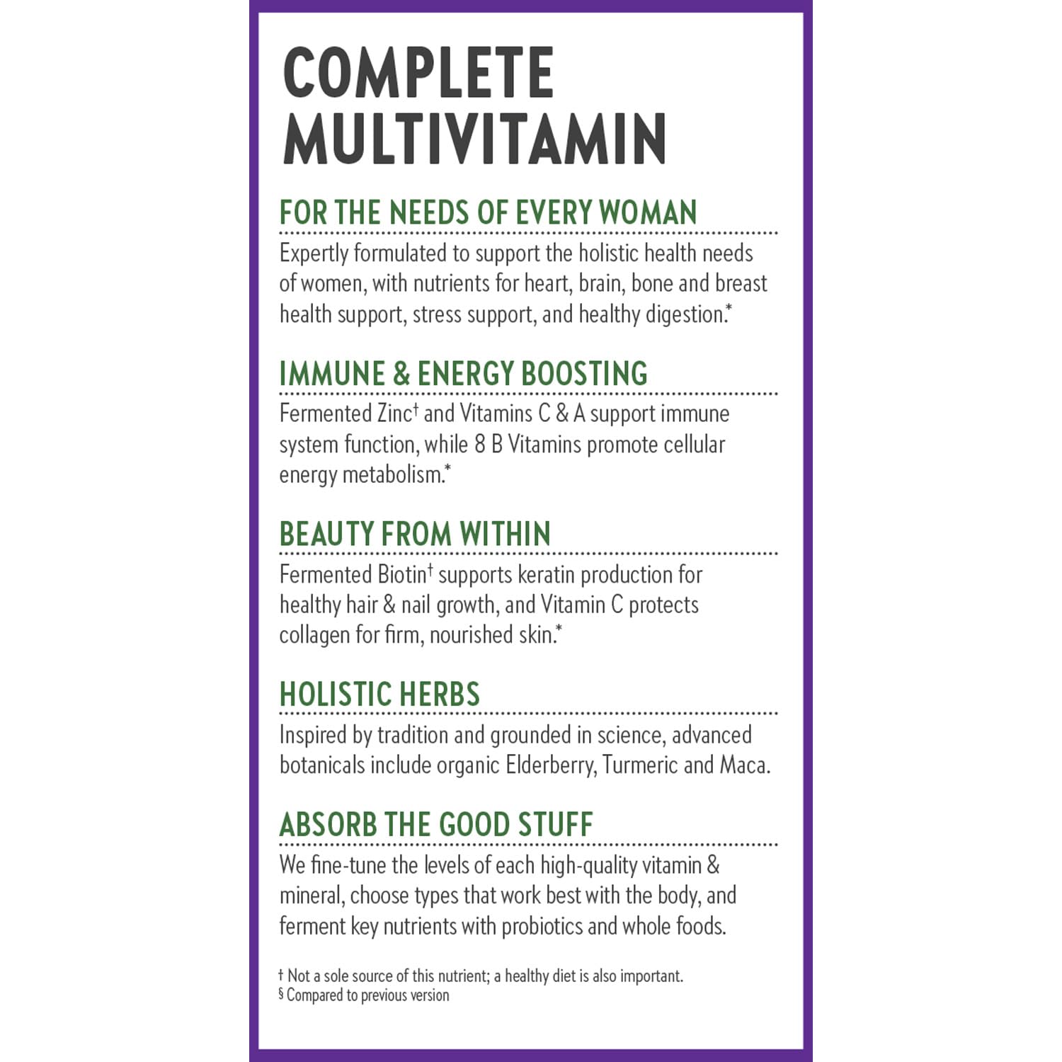 complete multivitamin for daily nutrition